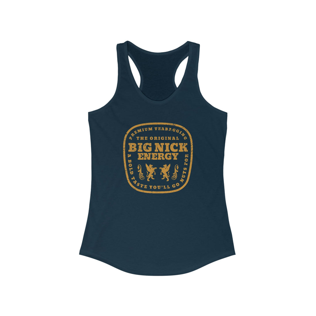 Big Nick Energy Signature Label Racerback Tank – Big Nick Brand